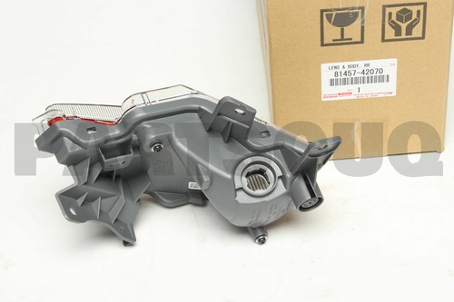 8145742070 Genuine Toyota LENS & BODY, RR FOG 81457-42070 | eBay