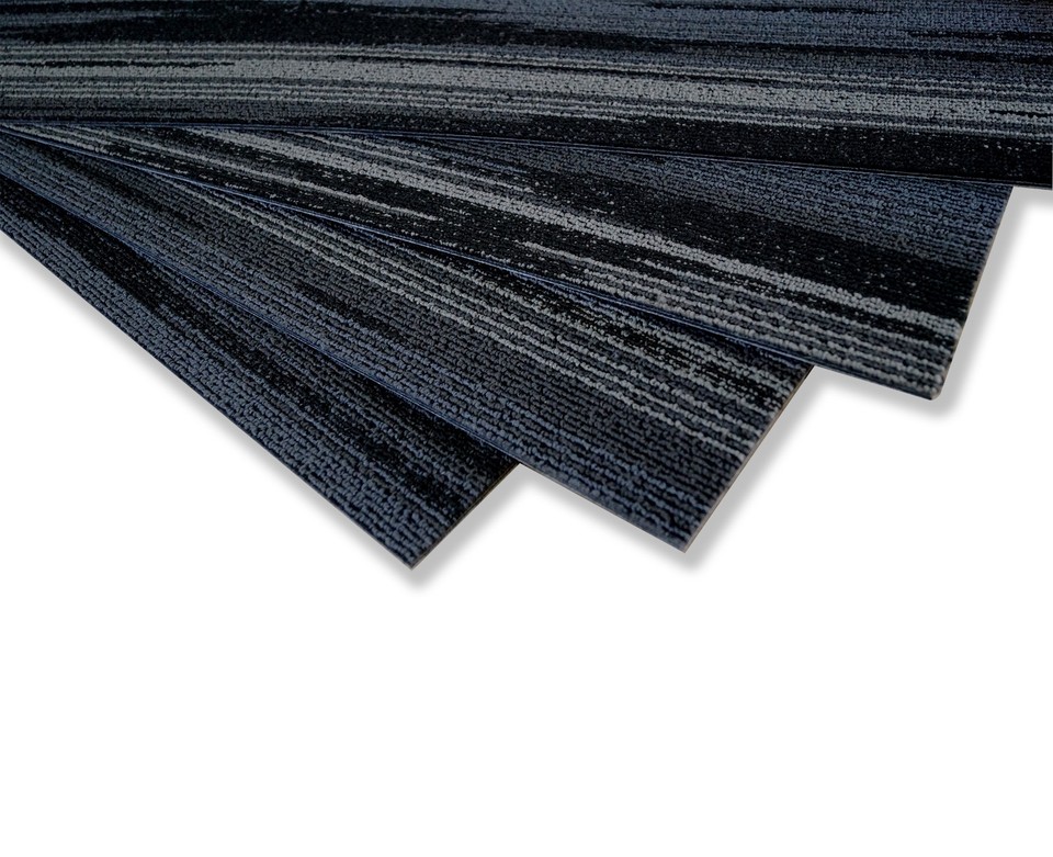 Cushion Back Carpet Tiles Plank: [25cm x 1M]: Save 60%+ OFF on Retail ...