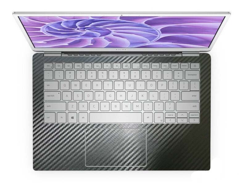 2-pack Black carbon fiber Palmrest Sticker Cover Skin for Dell Inspiron ...