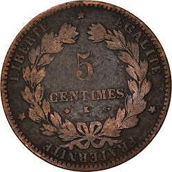 France | 5 Centimes Coin | Ceres | Wreath | Km:821 | 1871 - 1898 | eBay