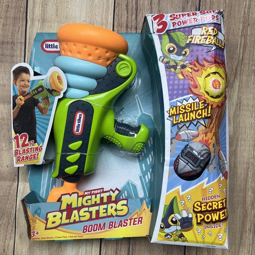 Little Tikes Mighty Blasters Boom Blaster Toy Blaster with 3 Soft Power ...