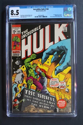 INCREDIBLE HULK #140 vs PSYKLOP 1971 Avengers 1st JARELLA Harlan ...
