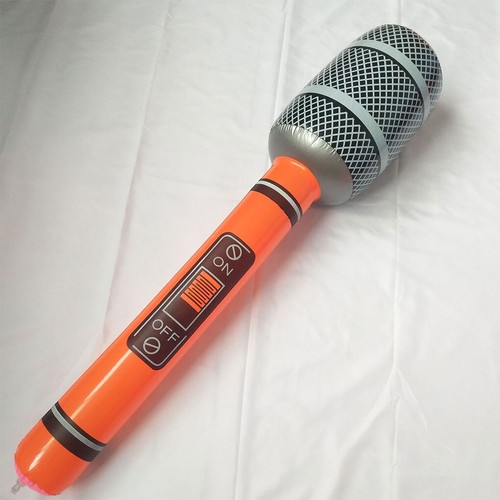 10pcs/set Convenient Storage Inflatable Microphone Balloons Party ...