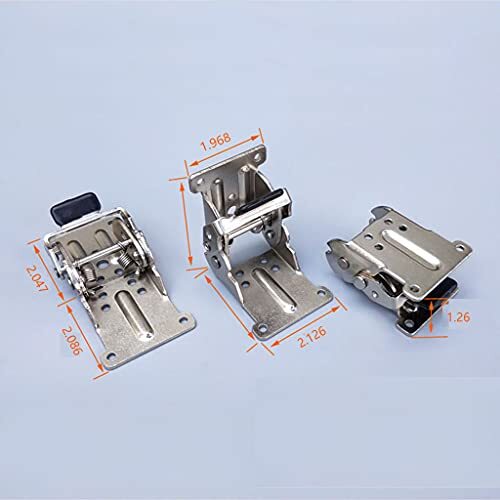 4 PCS Foldable Support Bracket -Self-Locking Hinge- Leg 0-90-180 Degree ...
