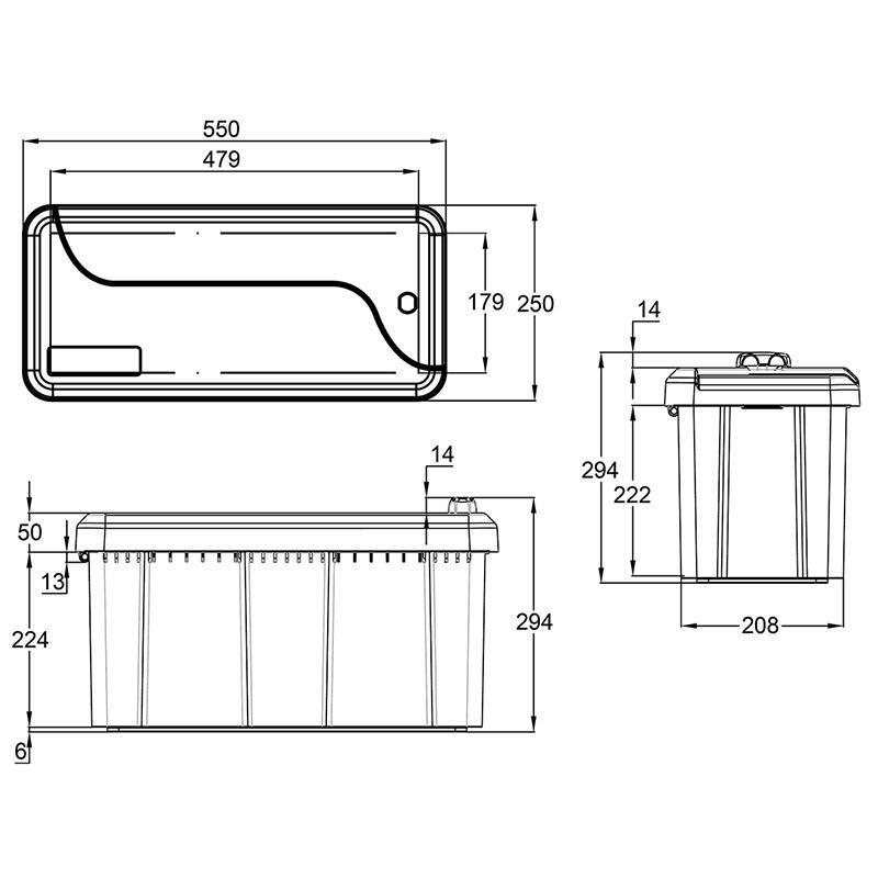 Daken ToolBox Storage Locker HGV, Truck Tool Box Side Locker Daken Just ...