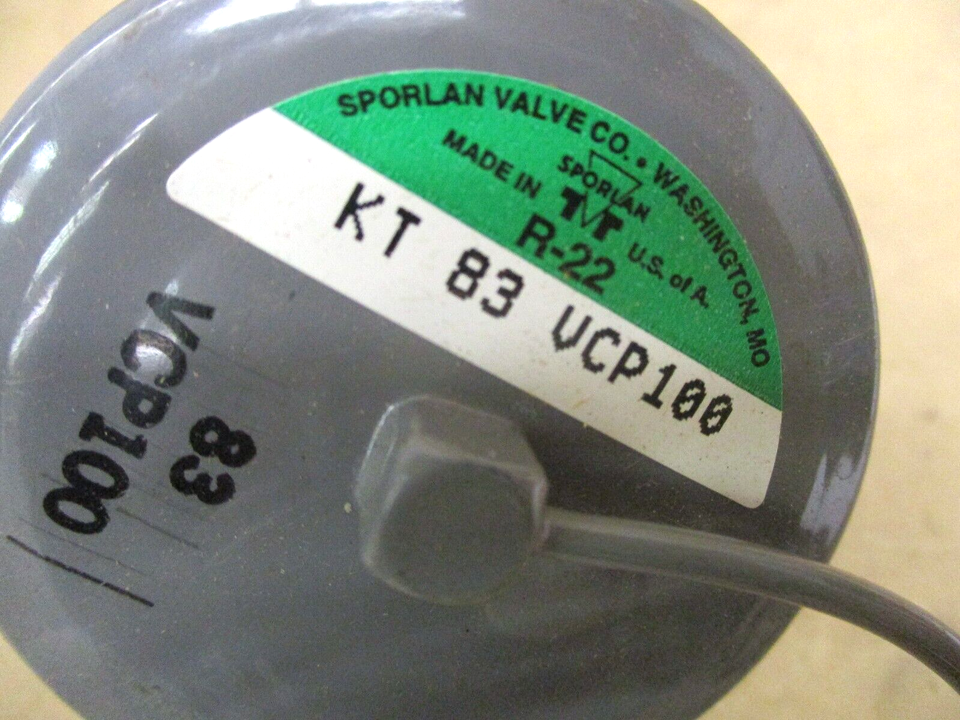 Sporlan KT-83-VCP100 Thermostatic Expansion Valve 60" Capillary Tube ...