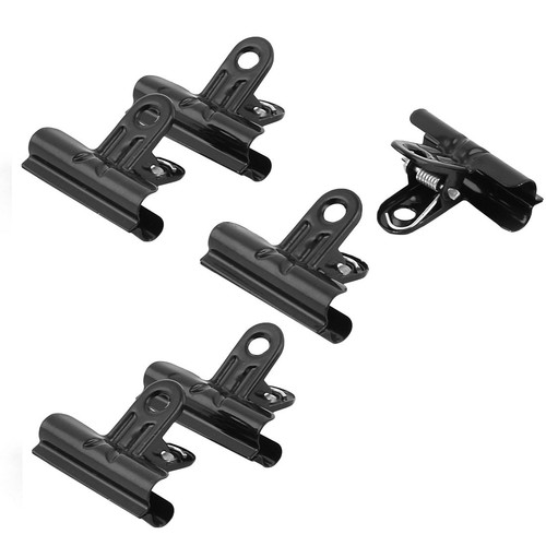 Stationery Metal Spring Loaded File Ticket Binder Clips Bulldog Clip ...