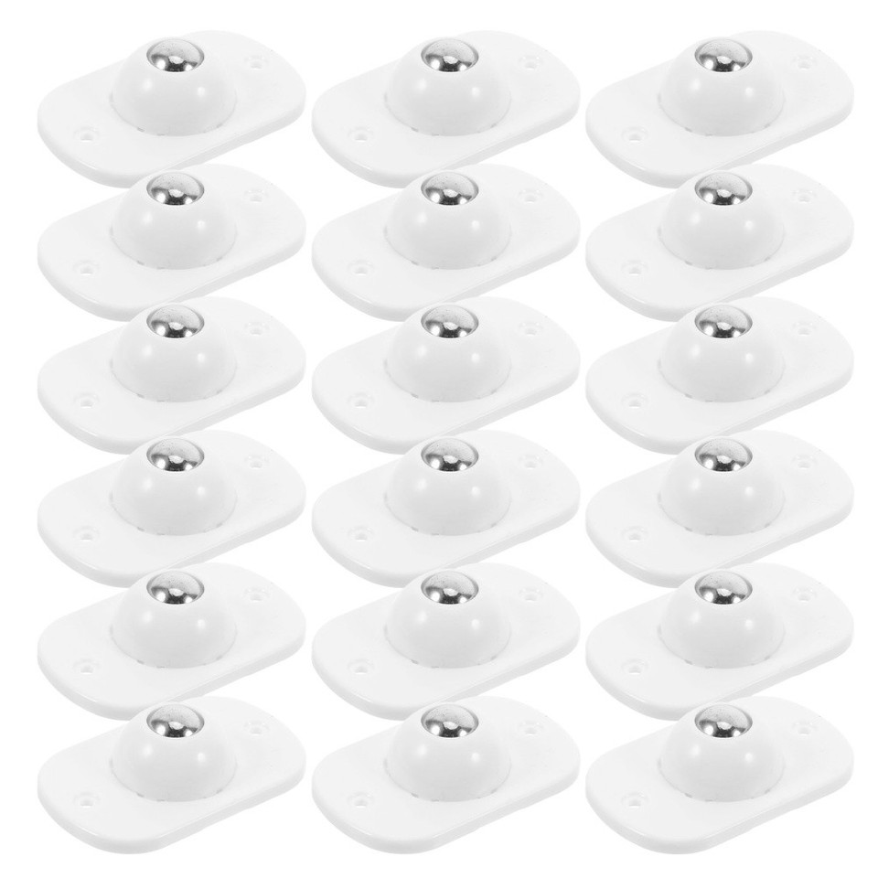 52 Pcs Caster Wheels Mini Swivel Adhesive Rolling Furniture Casters ...