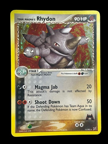 Rhydon #11 Pokemon EX Team Magma & Team Aqua Graded MINT 9 | eBay