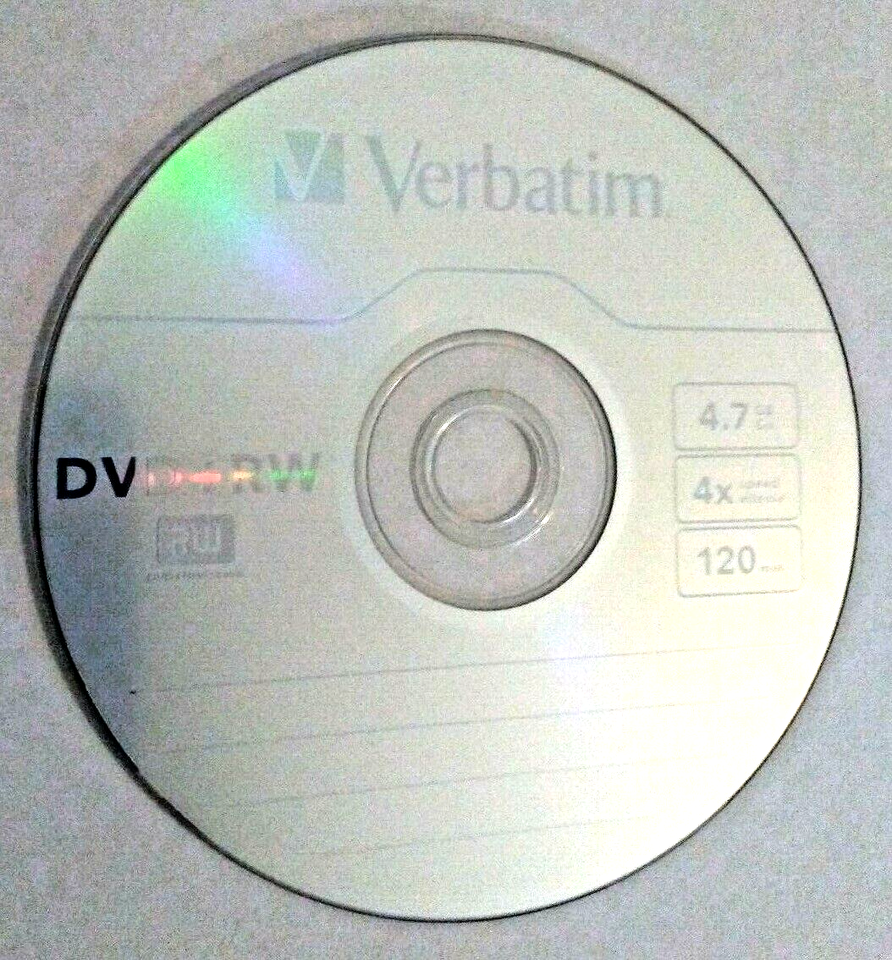 10 X Verbatim 4X Blank DVD+RW 4.7GB Rewritable DVD 94834 | eBay