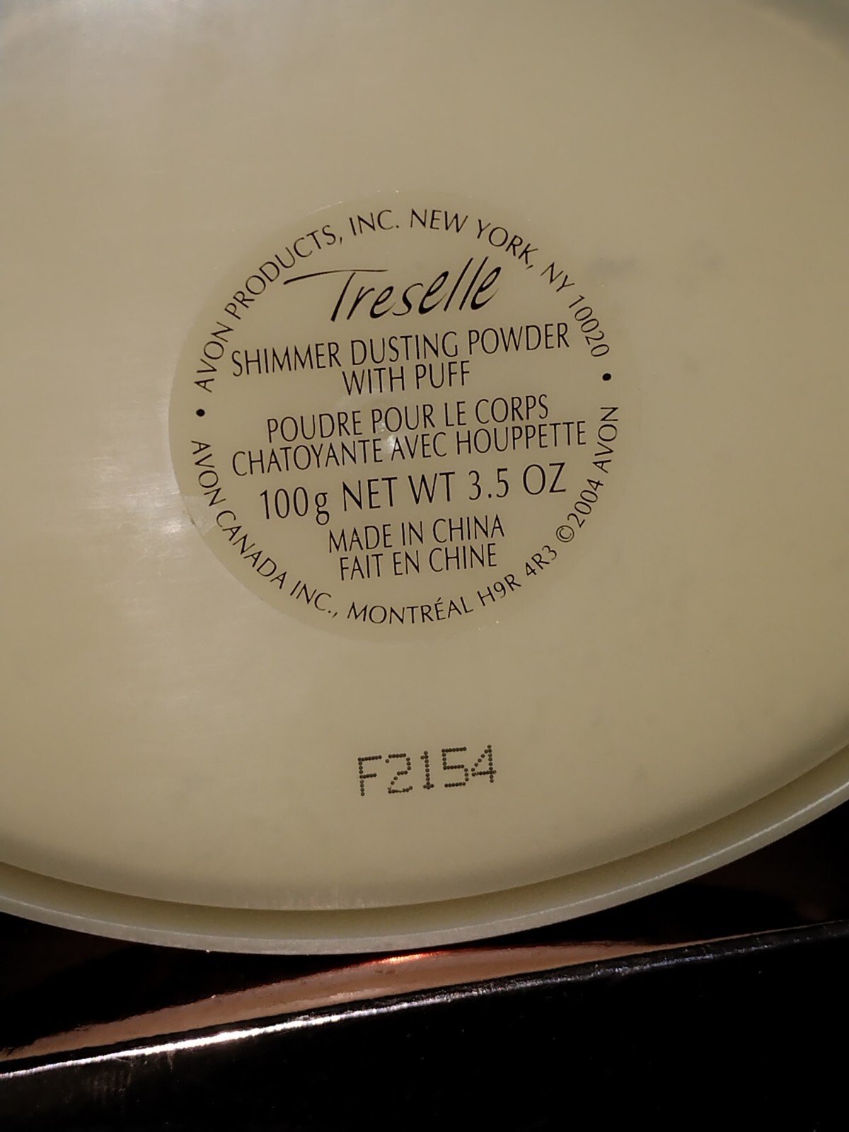 AVON TRESELLE Shimmer Dusting Powder With Puff 3.5 oz Discontinued ...