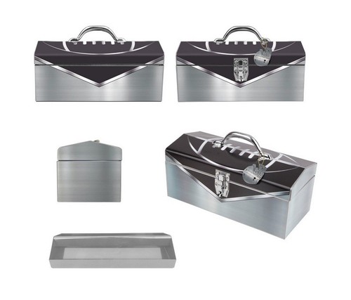 SAINTY INTERNATIONAL Art Deco Tool Box - Football Fanatics - Black | eBay