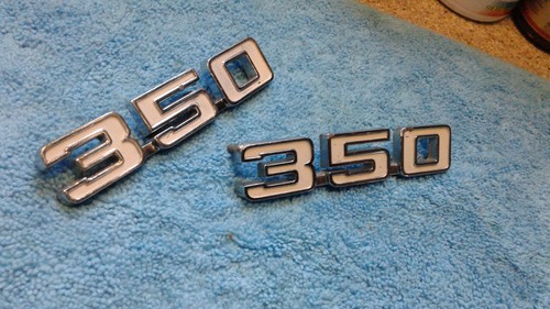 1967 72 Chevy Truck Parts 350 Emblems Badges Trim Original Vintage | eBay