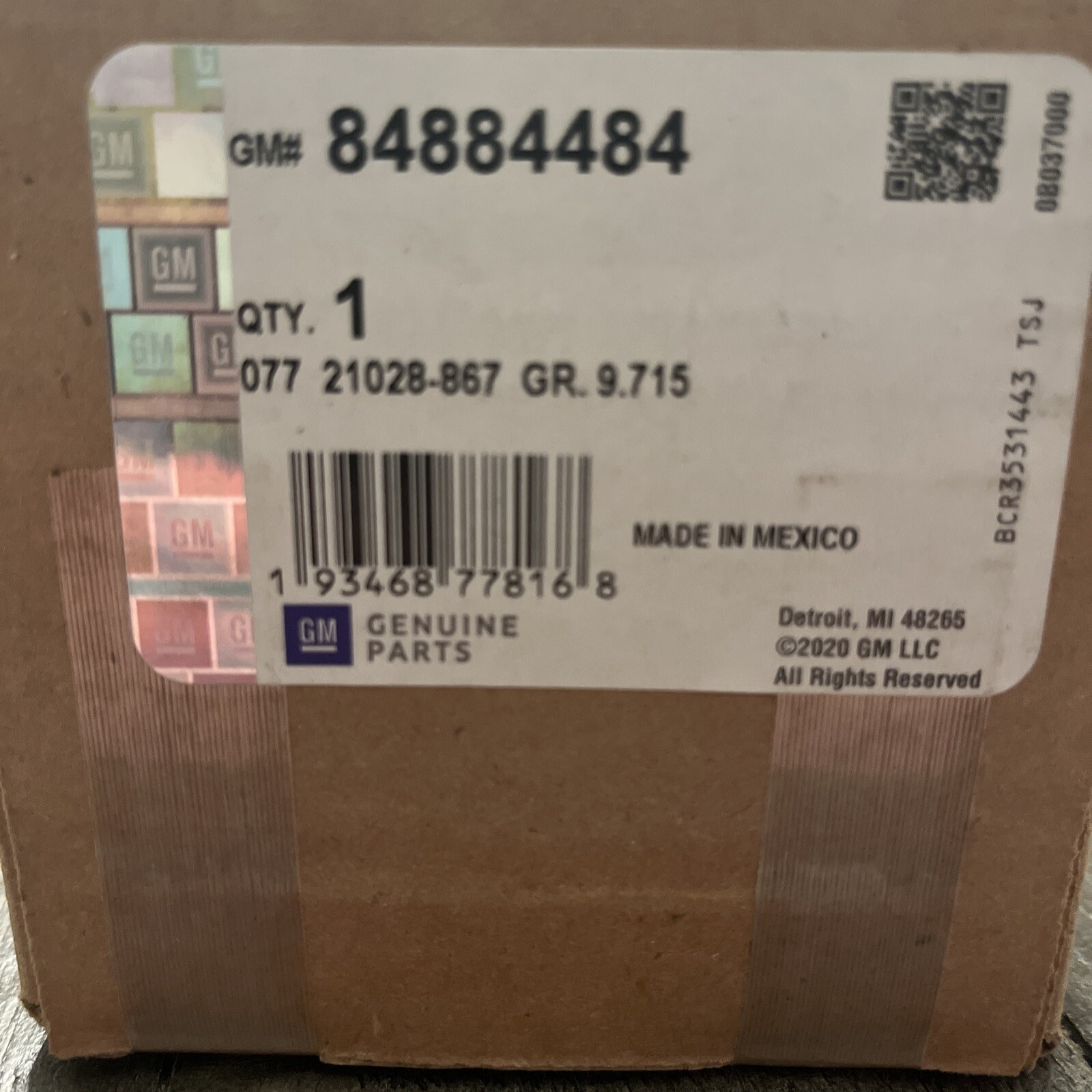 New Genuine OEM GM Rearview Driver Information Camera - GM 84884484 | eBay