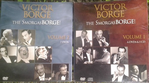 lot of Victor Borge rare dvd boxsets Volume 1 & 2 13 DVD 1 CD new ...