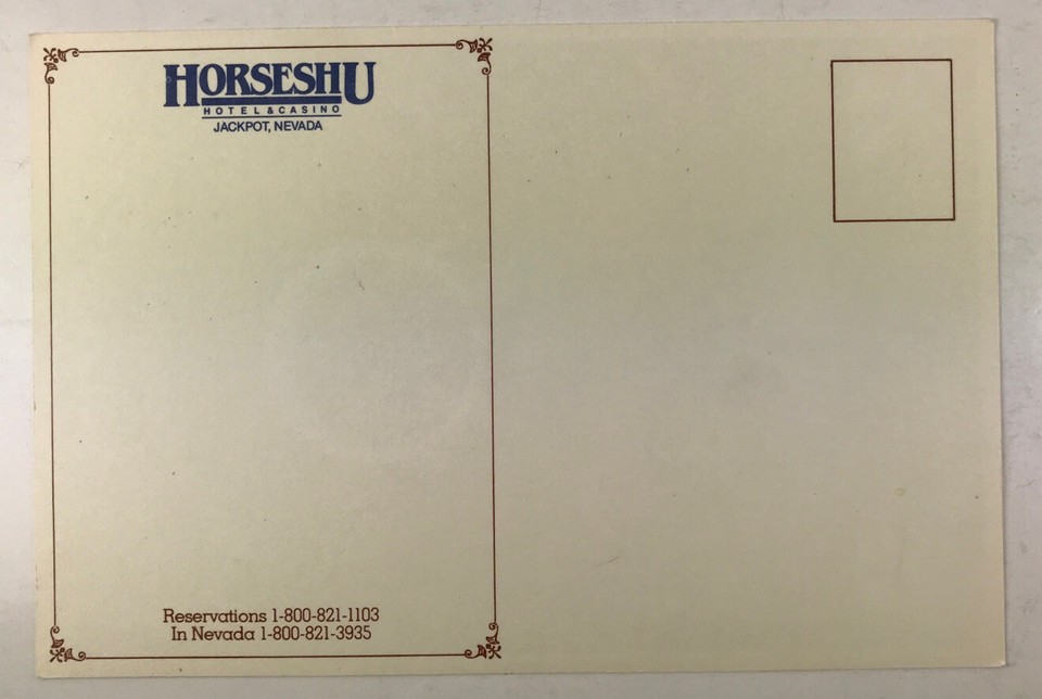 Jackpot, Nevada Horseshu Hotel & Casino Couple in Hot Tub Vintage ...