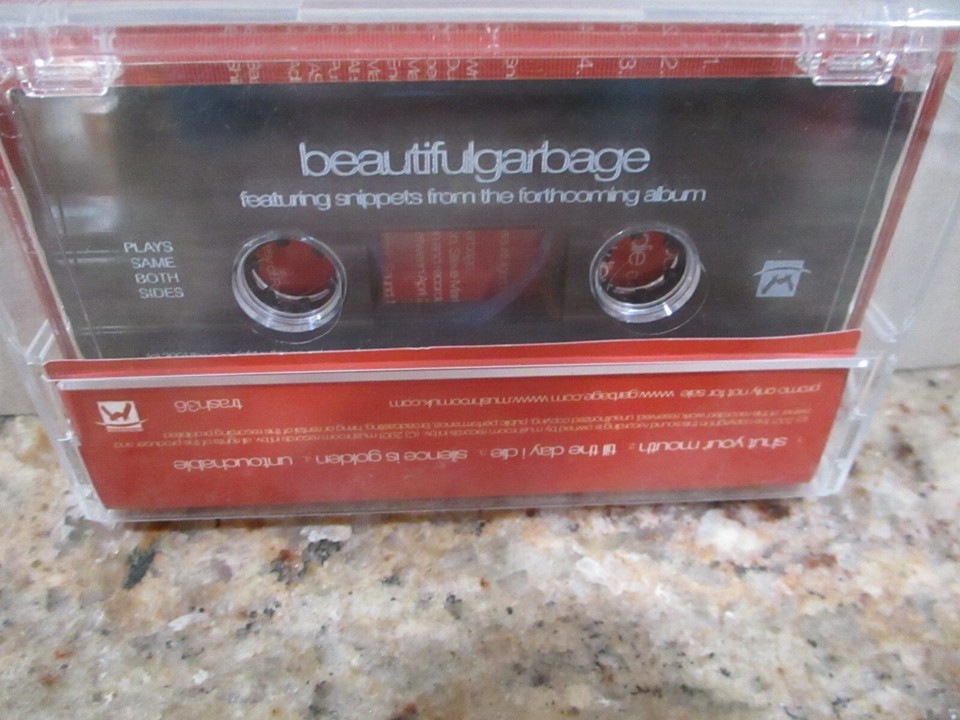 Garbage - Beautiful Garbage Cassette Tape - 2001 promo sampler - very ...