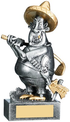 Have a Go Henry Bandit Golf Trophy Novelty Comic Award FREE Engraving ...