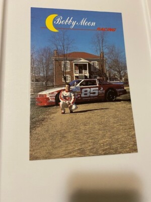 Vintage 1990 Bobby Moon Nascar Postcard | eBay