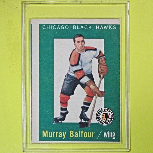 MURRAY BALFOUR 1959-60 VINTAGE ROOKIE Topps #33 Chicago BalckHawks | eBay