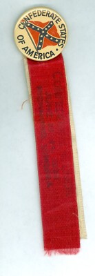 1932 Confederate Veteran Reunion Pinback Button & Ribbon Richmond ...