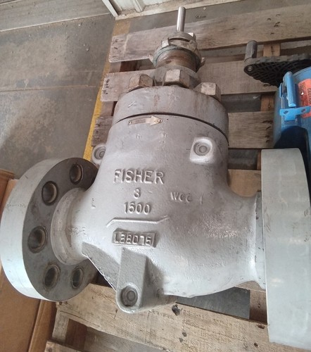 Fisher 3" 1500# RF HPT WCC Steel Body Globe Valve Assembly | eBay