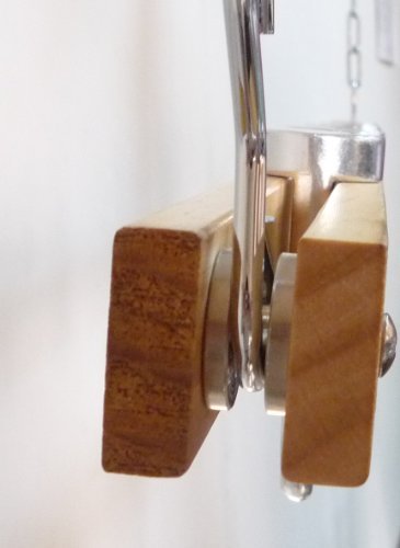 Cooks Standard Ceiling Mount Wooden Pot Rack Single Bar | eBay