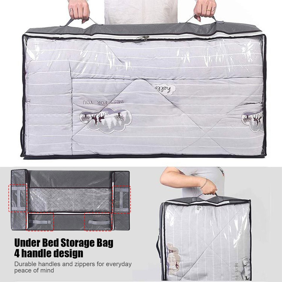 Foldable Under Bed Storage Bag Clothes Storage Bags for Home Storage | eBay