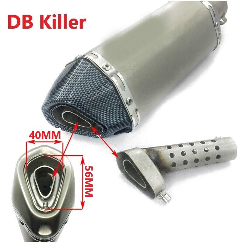 Front Angled DB Killer Silencer Motorcycle Insert Baffle Exhaust ...