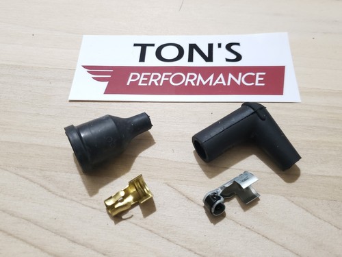 Ignition Spark Plug Wire Socket Style Boot Terminal Set Straight 180 ...