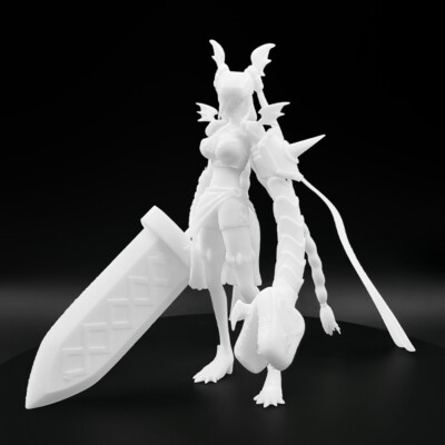 Unpainted Digimon Mervamon GK Resin GARAGE KIT FIGURES Model In Stock ...