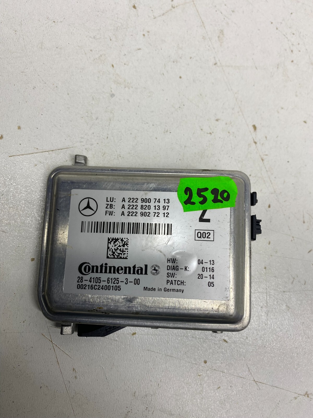 2018 MERCEDES GLC W253 Multi Function Camera Module A2229007413 for ...