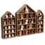 House-Shaped Wooden Shadow Cubby Box Display Shelf Organizer, Set of 3 ...