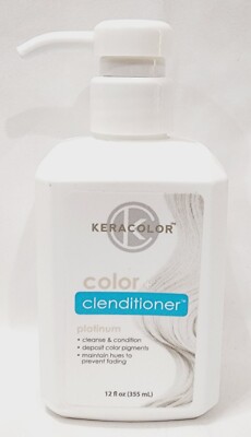 Keracolor Color Clenditioner PLATINUM Cleanse Condition Hair 12 oz ...