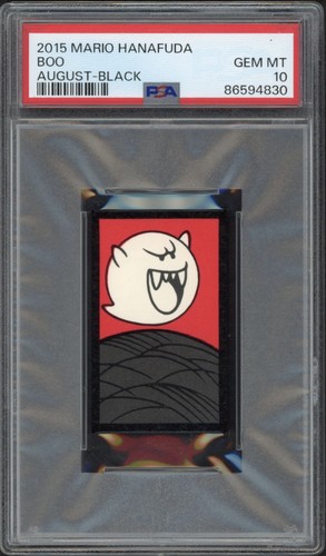 2015 Mario Hanafuda Boo August Black PSA 10 GEM MT | eBay