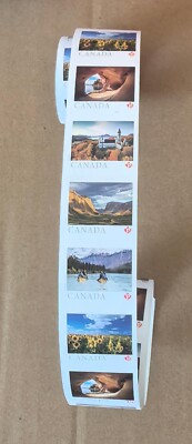 Canada Post Stamps Self Adhesive Postage Untouched Roll Of 100 From Far ...