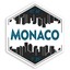 2 x 10cm Monaco Vinyl Stickers - Map Travel Cool Sticker Laptop Luggage ...