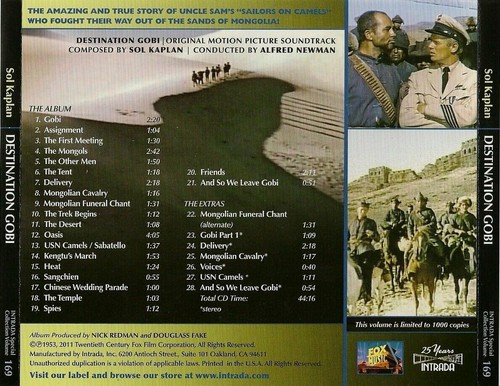 DESTINATION GOBI (MUSIQUE DE FILM) - SOL KAPLAN (CD) | eBay