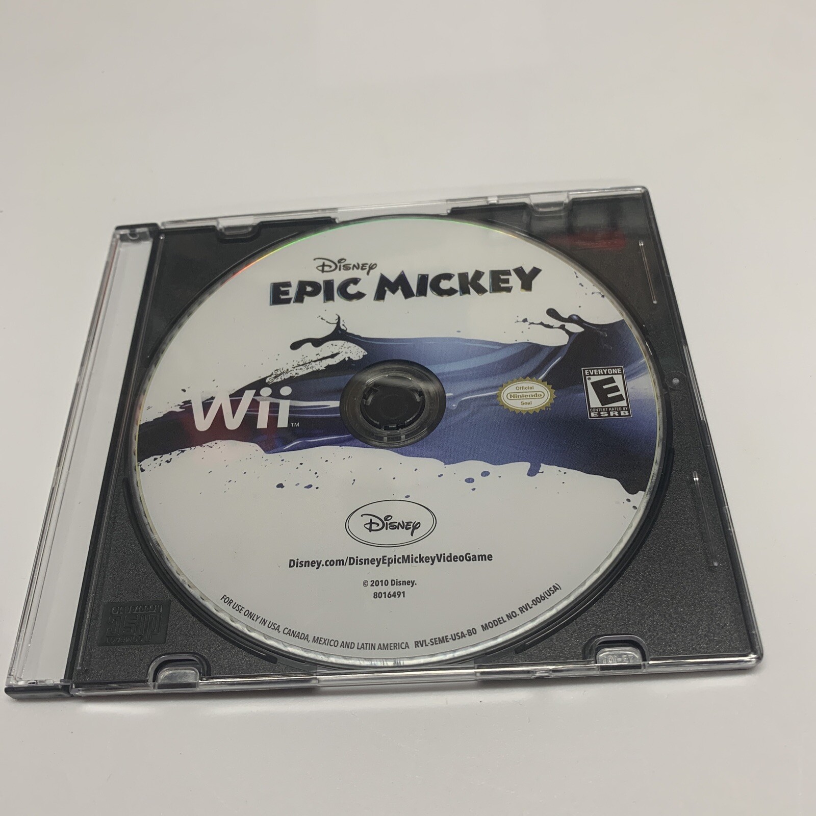Epic Mickey Disney Wii Game - Disc Only - TESTED Nintendo | eBay