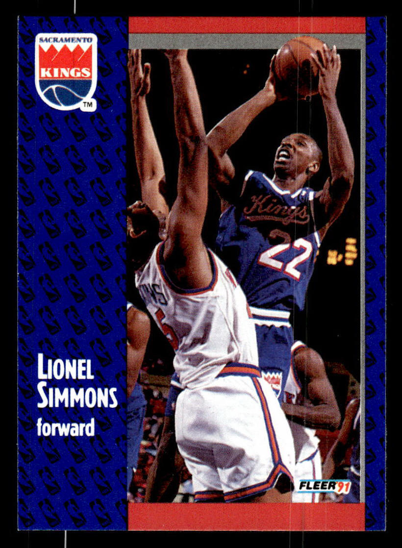 Lionel Simmons 1991 Fleer #179 Sacramento Kings | eBay