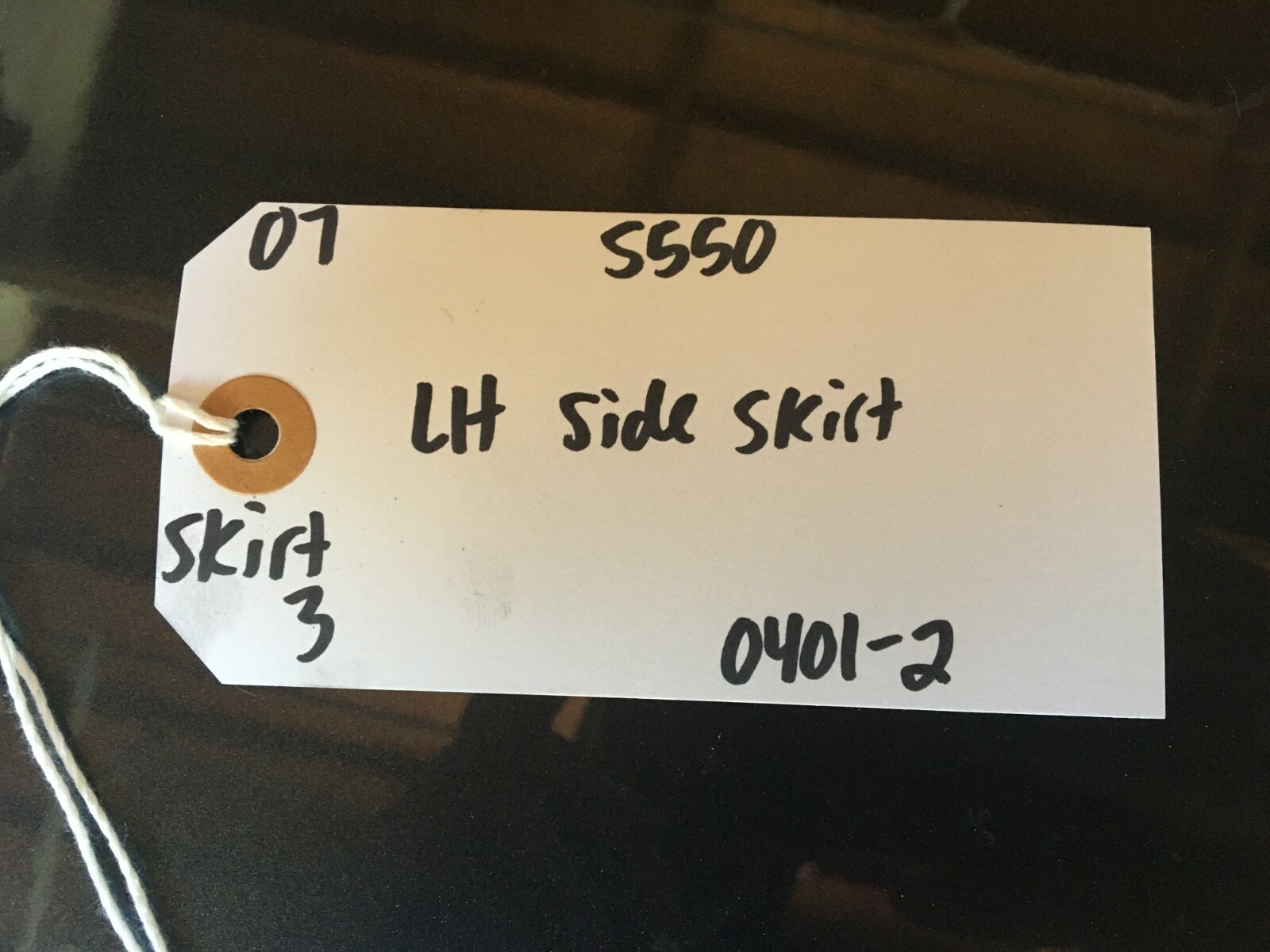 07-13 MERCEDES W221 S550 S600 LEFT SIDE SKIRT ROCKER MOLDING TRIM AMG ...