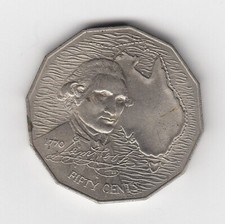 1970 Australian 50 Cent Coin - Captain Cook for sale online | eBay