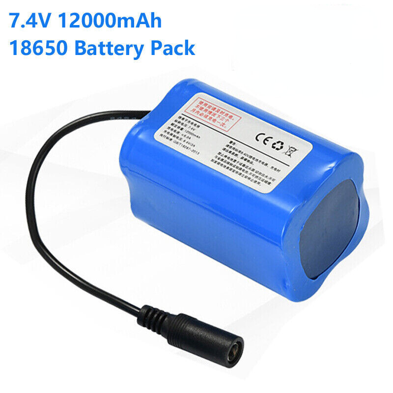 7.4V 5200~12000mah Battery Remote Control Fish Finder Fishing Boat RC ...