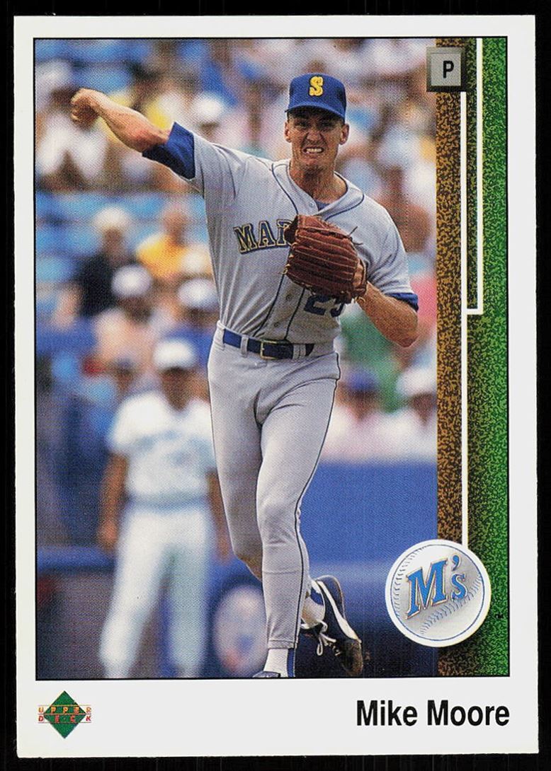 1989 Upper Deck Mike Moore Seattle Mariners #123 | eBay