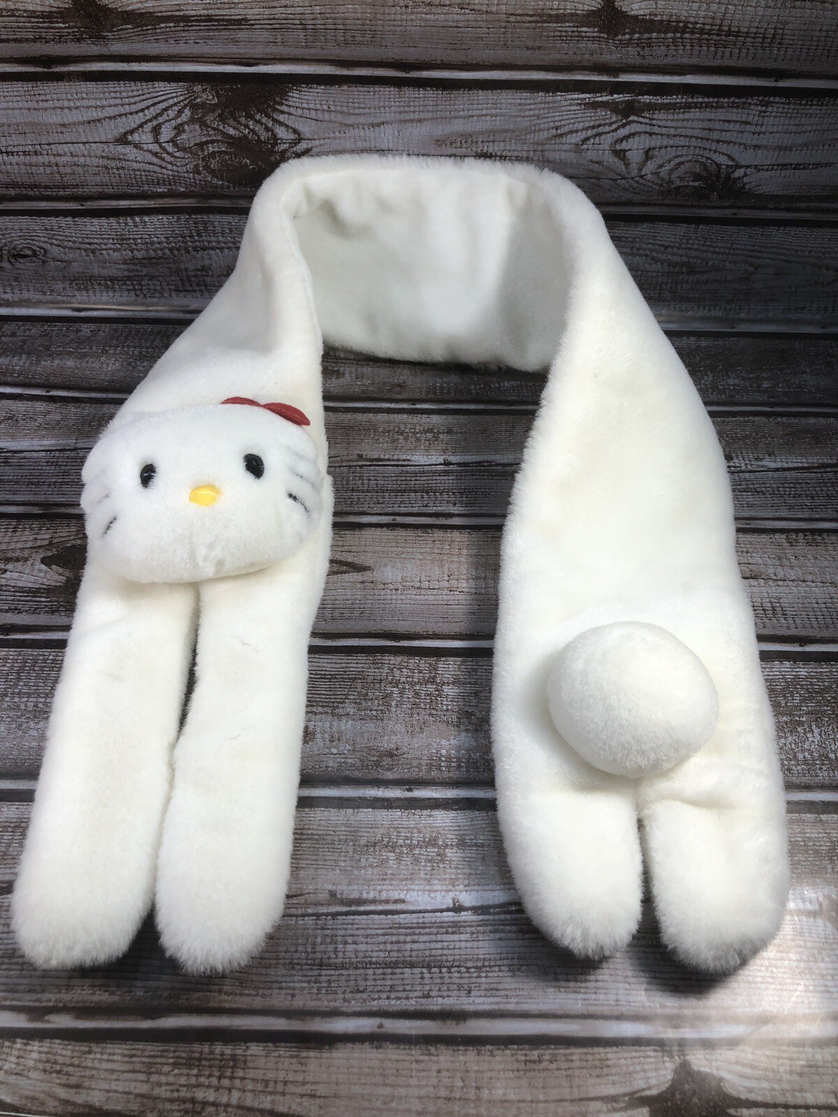Hello Kitty Scarf White Soft Plush - Gem