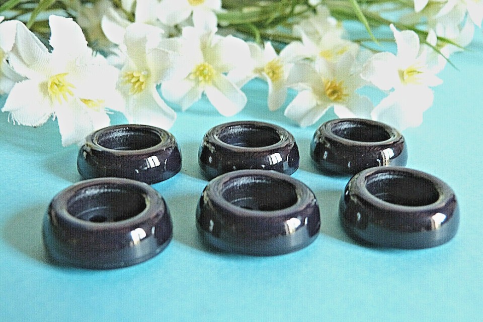 257C Stunning Buttons Vintage " Horizon " Blue Iridescent 6 Buttons Ép ...