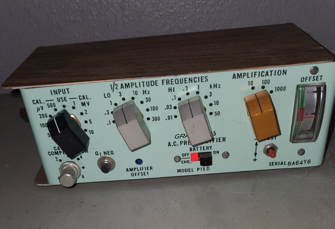 GRASS INSTRUMENTS P15D A.C PRE AMPLIFIER | eBay