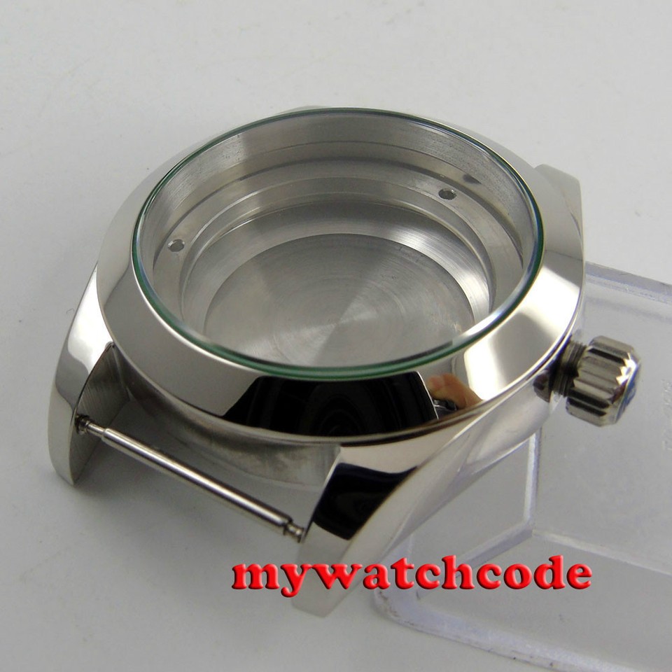 40mm 316L steel sapphire glass automatic Watch Case fit ETA 2824 2836 ...
