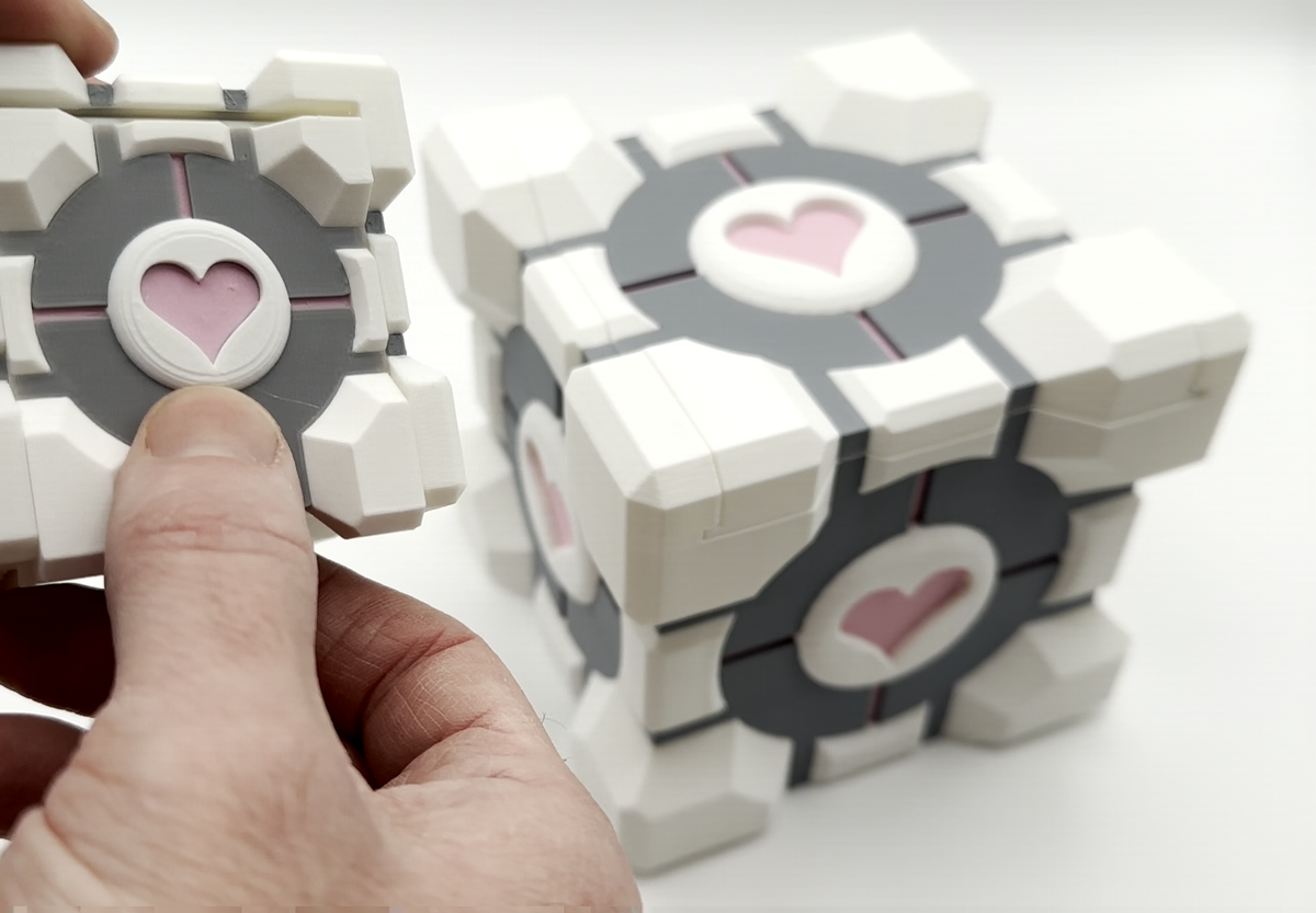 Companion Cube 3d Print