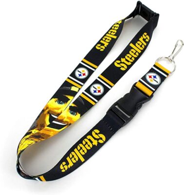 Aminco NFL Pittsburgh Steelers Mascot Lanyard Keychain Badge Holder | eBay